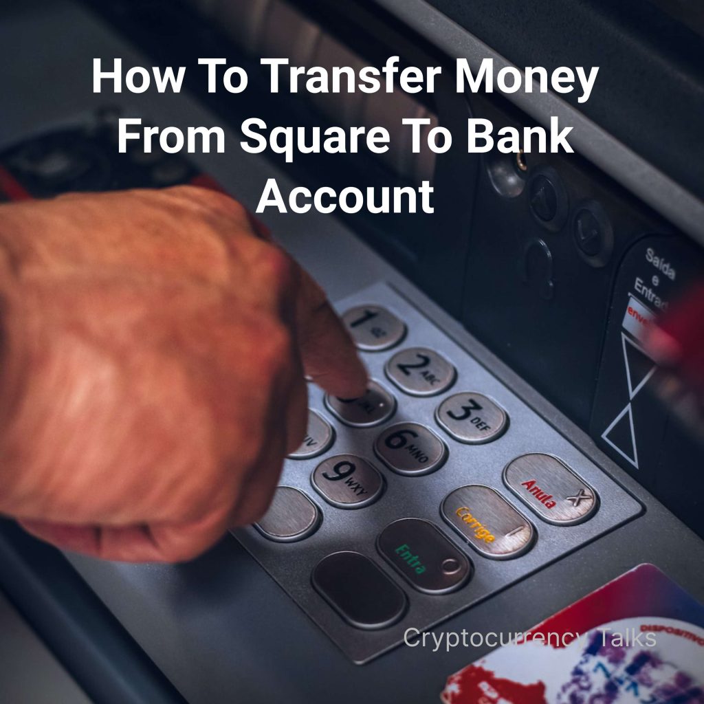How To Transfer Money From Square To Bank Account - CCB Finances